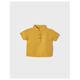 OrganicEra Kurzarmshirt in Mustard | Gr.: 12-18 MONATE