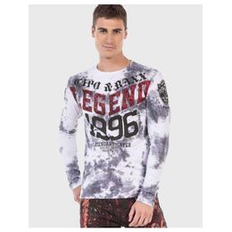 Cipo & Baxx Cipo & Baxx Sweatshirts in WHITE | Gr.: M