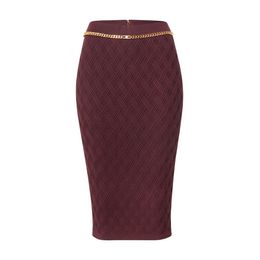 Elisabetta Franchi Rock Damen Größe 34 bordeaux