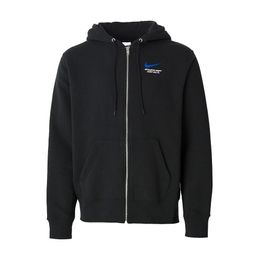 Nike Sportswear Sweatjacke 'CLUB' Herren Größe XXL blau / schwarz / weiß