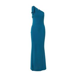Lipsy Kleid Damen Größe 42 petrol Winterkleid