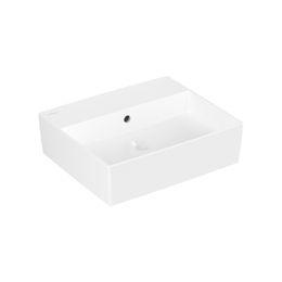 Villeroy & Boch V&B Aufsatzwaschtisch Memento 2.0 m &Uuml;berlauf, stone white C-plus, 50x42cm ; Villeroy & Boch (4A0752RW)