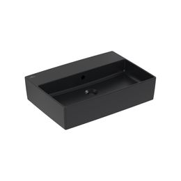Villeroy & Boch V&B Aufsatzwaschtisch Memento 2.0 62, pure black C-plus, 60x42cm ; Villeroy & Boch (4A0762R7)