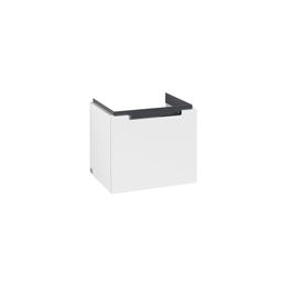 Villeroy & Boch V&B Waschtischunterschrank Subway 2.0 48,5x42x38cm, Griff chrom, wei&szlig; matt ; Villeroy & Boch (A68510MS)