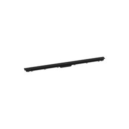 Hansgrohe RainDrain Match + Duschrinne 1200mm, mattschwarz, Fertigset (56218670)