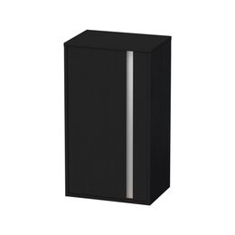 Duravit Halbhochschrank Ketho 50x36x88cm, T&uuml;r links, Eiche schwarz (KT1266L1616)