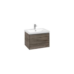 Villeroy & Boch V&B Waschtischunterschrank Subway 3.0 62,2x42,9x47,8cm, o LE/Gr Alu gl, st. Oa ; Villeroy & Boch (C57500RK)
