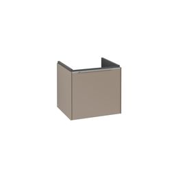 Villeroy & Boch V&B Waschtischunterschrank Subway 3.0 47,3x42,9x40,8cm, o. LED/Gr Alu gl, Tau ; Villeroy & Boch (C58000VM)