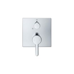 Duravit Fertigmontageset C.1 UP-Brause-Einhebelmischer, m Umstellvent., eck, chr (C14210011010)