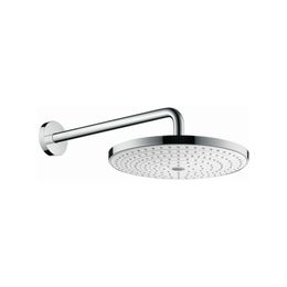 Hansgrohe Kopfbrause Raindance Select S 300 mit Brausearm, 2jet, wei&szlig;/chrom (27378400)
