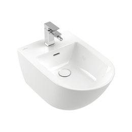 Villeroy & Boch V&B Bidet Antao 37,5x56cm, ov., wandh&auml;ngend, pure black C-plus ; Villeroy & Boch (541100R7)