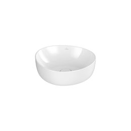 Villeroy & Boch V&B Aufsatzwaschtisch ANTAO 40x39,5cm, asym., o. &Uuml;L, wei&szlig; C-plus ; Villeroy & Boch (4A7240R1)