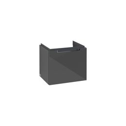 Villeroy & Boch V&B Waschtischunterschrank Subway 2.0 48,5x42x38cm, Griff chrom, glossy grey ; Villeroy & Boch (A68510FP)