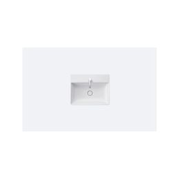 Duravit M&ouml;belwaschtisch DuraSquare 60x47cm, o. &Uuml;L, m HLB, 1 Hahnloch, wei&szlig; (2353600041)