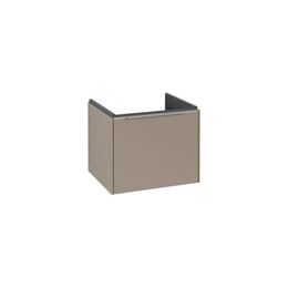 Villeroy & Boch V&B Waschtischunterschrank Subway 3.0 52,3x42,9x44,8cm, o. LED/Gr Alu gl, Tau ; Villeroy & Boch (C57900VM)