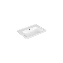 Villeroy & Boch V&B Waschtisch Vicare 80x55cm, o. Hahnl., m &Uuml;L, wei&szlig; C-plus ; Villeroy & Boch (4A6882R1)