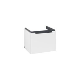 Villeroy & Boch V&B Waschtischunterschrank Subway 2.0 53,7x42x42,3cm, Griff chrom, wei&szlig; matt ; Villeroy & Boch (A68610MS)