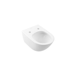 Villeroy & Boch V&B Wand-WC, Tiefspüler TwFl Subway 3.0 37x56cm, randl., weiß AntiBac/C-plus ; Villeroy & Boch (4670T0T2)