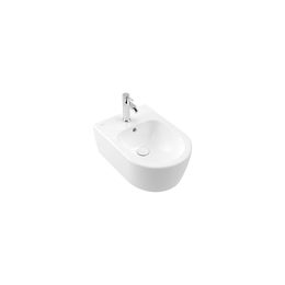 Villeroy & Boch V&B Wand-Bidet AVENTO 37x53cm, 1 HL, m &Uuml;L, stone white C-plus ; Villeroy & Boch (540500RW)