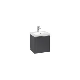 Villeroy & Boch V&B Waschtischunterschrank Subway 3.0 42,3x42,9x37,8cm, Sch R/Gr AL gl, graph. ; Villeroy & Boch (C58200VR)