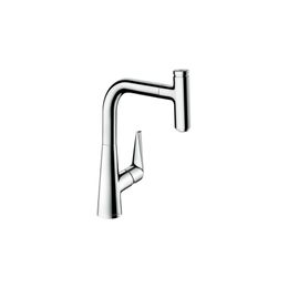 Hansgrohe Sp&uuml;ltisch-Einhebelmischer 220 Talis Select M51 mit Ausziehbrause, 1et, chrom (72822000)