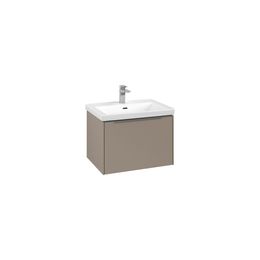 Villeroy & Boch V&B Waschtischunterschrank Subway 3.0 62,2x42,9x47,8cm, o. LED/Gr Alu gl, Tau ; Villeroy & Boch (C57500VM)