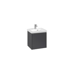 Villeroy & Boch V&B Waschtischunterschrank Subway 3.0 42,3x42,9x37,8cm, Sch L/Gr AL gl, graph. ; Villeroy & Boch (C58100VR)