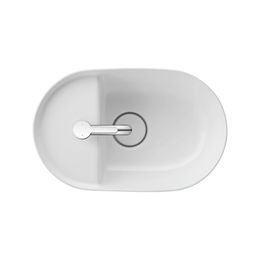 Duravit Aufsatzwaschtisch Luv 42x27cm, gs, m HL, o. &Uuml;L, m HLB, we (0381420000)