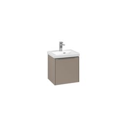 Villeroy & Boch V&B Waschtischunterschrank Subway 3.0 42,3x42,9x37,8cm, Sch R/Gr Alu gl, Tau ; Villeroy & Boch (C58200VM)