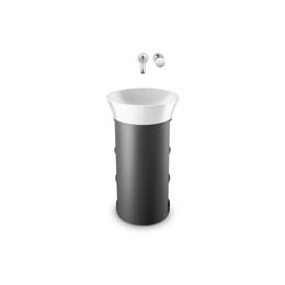 Duravit M&ouml;belwaschtisch White Tulip d 50, o. HL, &Uuml;L, Hahnlochbank, wei&szlig; (2365500070)