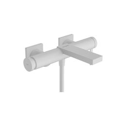 Hansgrohe Einhebel-Wannenarmatur Tecturis E Ausladung 213mm, AP, mattwei&szlig; (73420700)