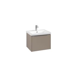 Villeroy & Boch V&B Waschtischunterschrank Subway 3.0 57,2x42,9x47,8cm, o. LED/Gr Alu gl, Tau ; Villeroy & Boch (C57700VM)