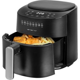 Emerio Heißluftfritteuse »AF-129369« 1300 W Fassungsvermögen 4, 5 l Schwarz Matt