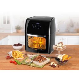 gourmetmaxx Fritteuse »Heißluft-Ofen 11216 Digital 12l« 1800 W schwarz