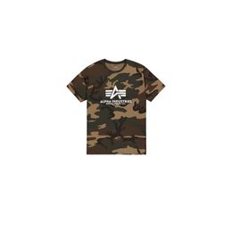 Alpha Industries T-Shirt »Basic T-Shirt BL Camo« wdl camo 65 XXL XXL Single Jersey Stoff
