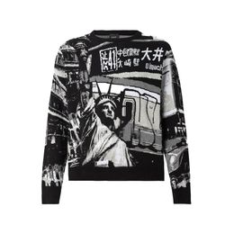 HUF Sweater 'Worldwide Commuter' male Black size L