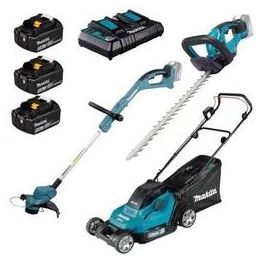 Makita Garten-Set 3 | 18 V Akku-Gartenger&auml;te 7-teilig