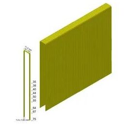 Prebena Heftklammer Type Z stark verzinkt, geharzt 67 mm