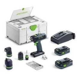 FESTOOL Akku-Bohrschrauber T 18+3 HPC 4,0 I-Set