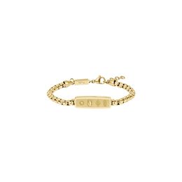 Armband Lacoste "DISTRICT", gelbgoldfarben, Armbänder, 21,5cm, Edelstahl