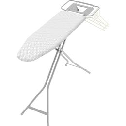 Bügelbrett BISCHOF COLOMBO "Tropfen/Poseidon", blau (silberfarben, türkis), B:165cm T:48cm, Bügelbretter, inkl. 3 Kleiderbügel