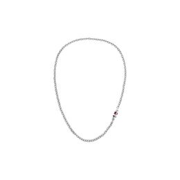 Edelstahlkette Tommy Hilfiger "BRUCE CHAIN", edelstahlfarben, Halsketten, Damen, Edelstahl, L: 56 B: 6mm, B:6mm