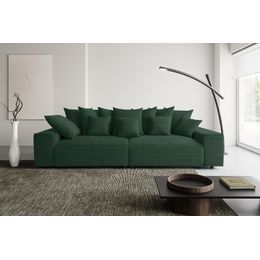 Big-Sofa WERK2, B:290cm H:78cm T:132cmgrün, 90% Polyester, 10% Nylon, Sofas, "Maxi B, Breite 290 cm", Maximaler Kuschelkomfort: XXL-Sofa mit 78 cm