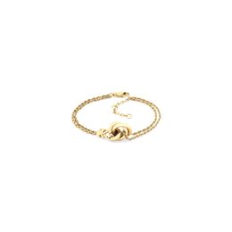 Armkette Tommy Hilfiger "NAUTICAL KNOT", gelbgoldfarben, blau, weiß, rot, Armbänder, Damen, 19cm, Edelstahl