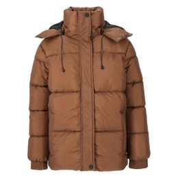 Steppjacke WHISTLER "Amatos jr.", Kinder, Gr. 128, karamell, 100% Polyamid, unifarben, normal, ohne Ausschnitt, Jacken, mit wind- und wasserabweisendem Bionic-Finish