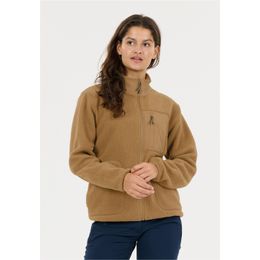 Fleecejacke WHISTLER "Felis", Damen, Gr. 42, olivgr&uuml;n, 100% Polyester, unifarben, normal, ohne Ausschnitt, Jacken Fleecejacke, in atmungsaktiver Qualit&auml;t