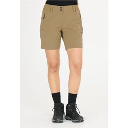 Shorts WHISTLER "LALA", Damen, Gr. 40, EURO-Gr&ouml;&szlig;en, gr&uuml;n (khaki), 92% Polyester, 8% Elasthan, mehrfarbig, kurz, Hosen Shorts, mit extra komfortablem Funktionsstretch