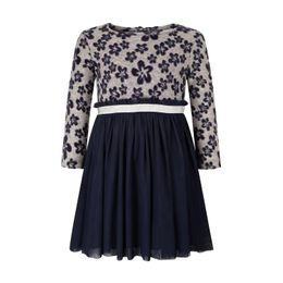 Sommerkleid happy girls "dress", Mädchen, Gr. 128, EURO-Größen, navy, Stoff, 100% Baumwolle, normal, Kleider