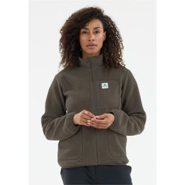 Fleecejacke WHISTLER "Felis", Damen, Gr. 40, gr&uuml;n (dunkelgr&uuml;n), 100% Polyester, unifarben, normal, ohne Ausschnitt, Jacken Fleecejacke, in atmungsaktiver Qualit&auml;t