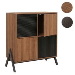 Mendler Kommode HWC-O40, Schrank Sideboard Highboard mit T&uuml;ren Stauf&auml;cher, MDF Metall Melamin 94x79x40cm ~ V 138995+138996